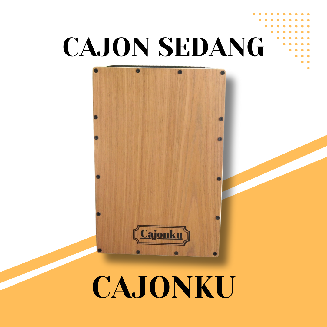 Alat Musik Cajon Sedang - Kajon Drum Box Latihan - Snare Drum Akustik ...