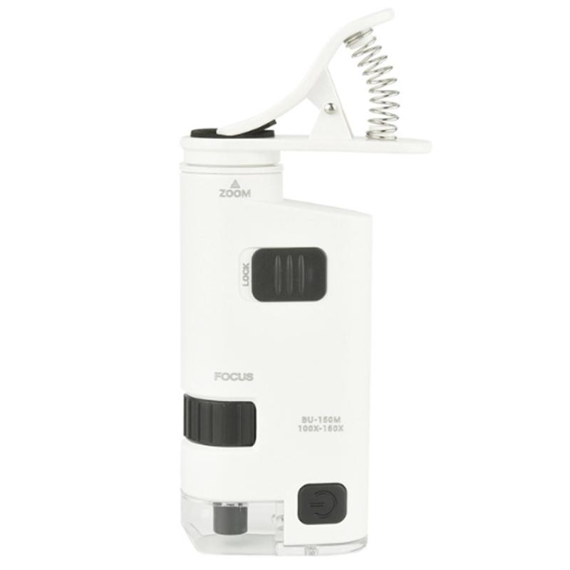 Digital Microscope USB Microscopio 100-150X LED Cell Phone Clip-Type ...