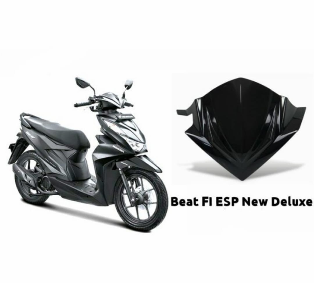 Visor Beat Fi Esp New Deluxe 2020/BEAT FI 2016-2021 Full Black | Lazada ...