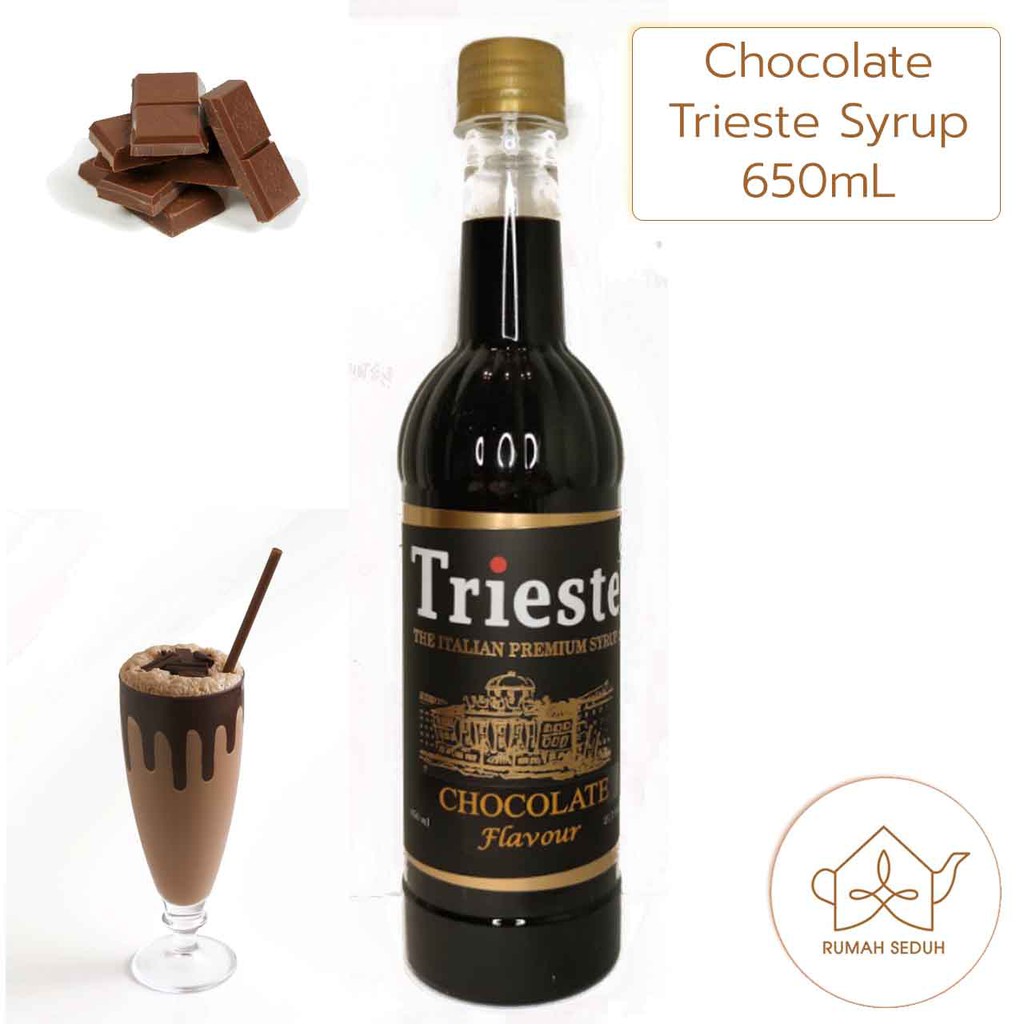 650mL Chocolate Syrup Trieste - Sirup Coklat Premium - Sirop Cokat ...