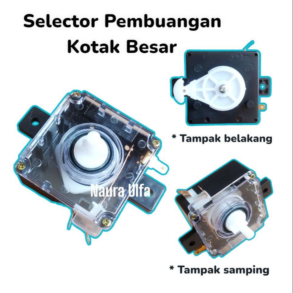 SWITCH DRAIN MESIN CUCI KOTAK BESAR TIMER SELECTOR PEMBUANGAN AIR ...