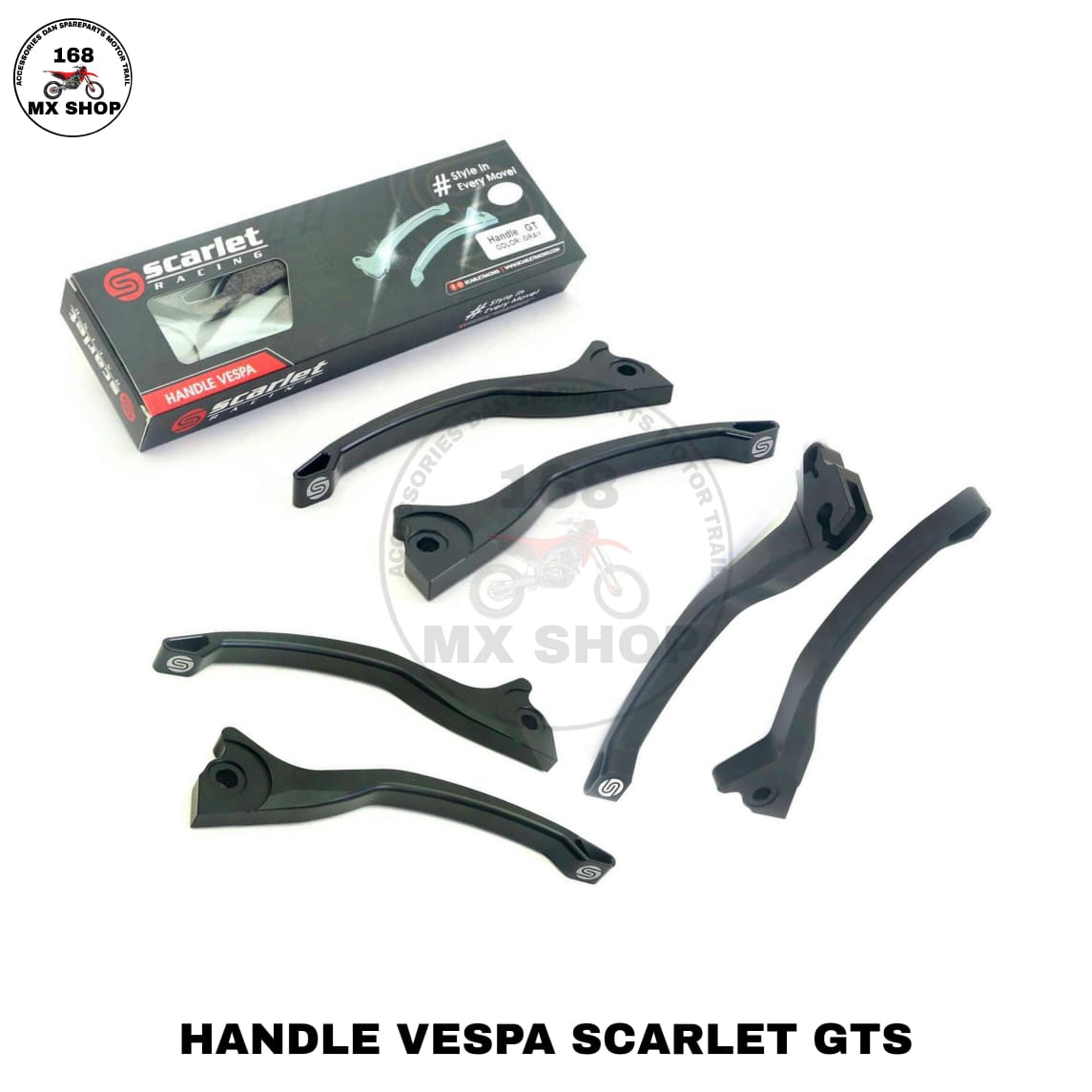 BRAKE LEVER HANDLE FULL TUAS REM CNC HANDLE MOTOR VESPA MODERN GTS LX ...