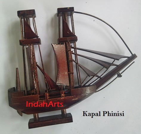 Miniatur Perahu Layar Uk. Kecil Kapal Layar Kapal Phinisi Pajangan ...