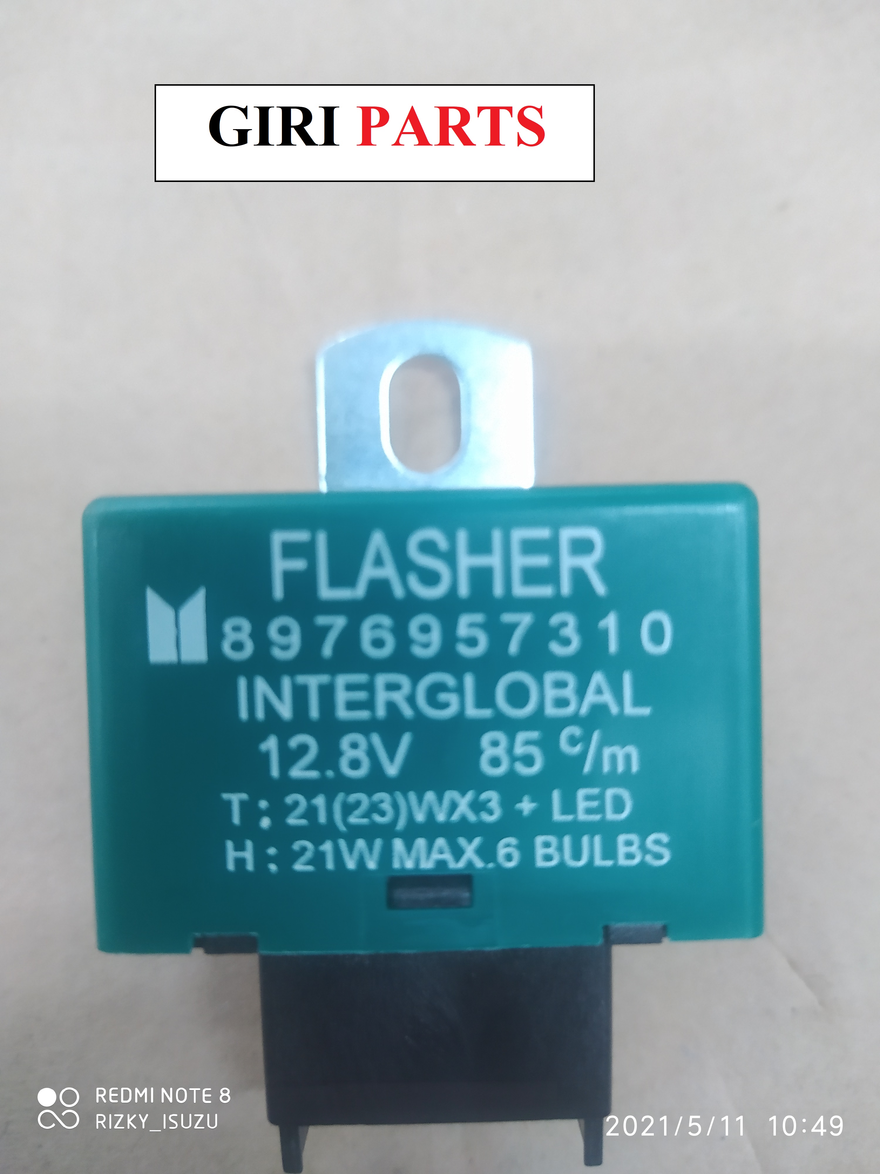 FLASHER ISUZU ELF NLR 55 ORIGINAL ISUZU | Lazada Indonesia