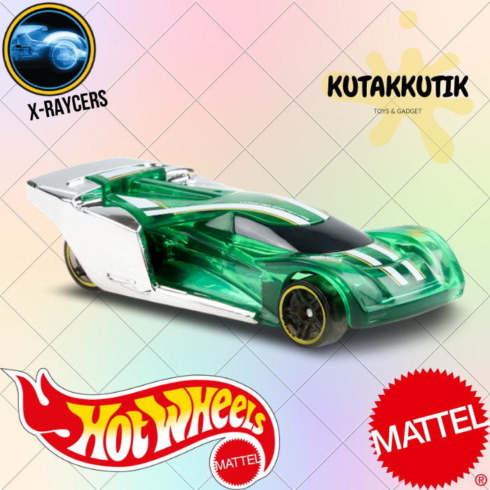 Hot Wheels Lindster Prototype Hijau X-Raycers | Lazada Indonesia
