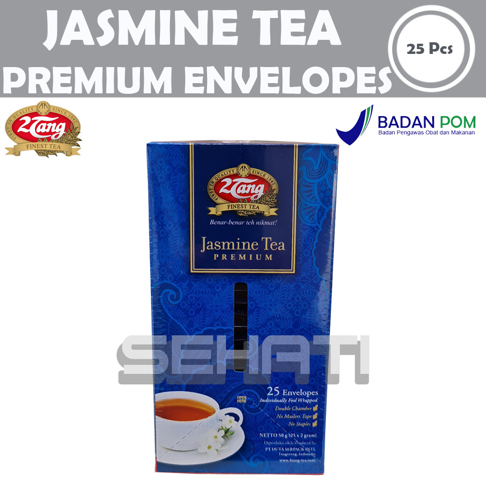 2Tang Jasmine Tea Premium 25 Pcs Envelopes - 2 Tang Teh Melati Celup ...
