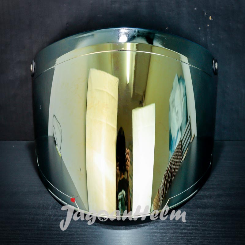 KACA HELM INJAK | BOS RETRO | VISOR MODEL LURUS DATAR | Lazada Indonesia