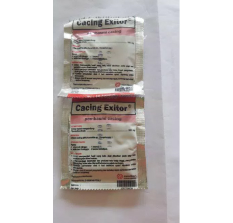 CACING EXITOR 3 sachet .obat cacing obat ayam cacingan | Lazada Indonesia