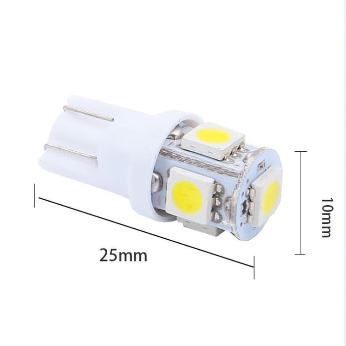 Lampu Cucuk T10 5 LED | Lazada Indonesia