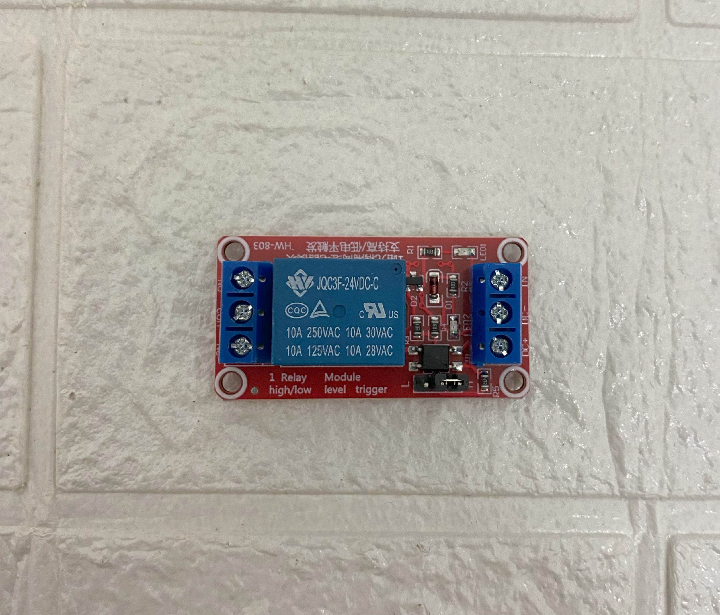 Modul Relay 1 Channel 5V Active High Or Low Trigger Optocoupler HW-803 ...