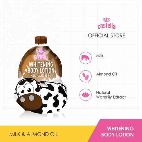 Castella Whitening Hand Body Lotion Varian : Domba - Beras - Sapi ...