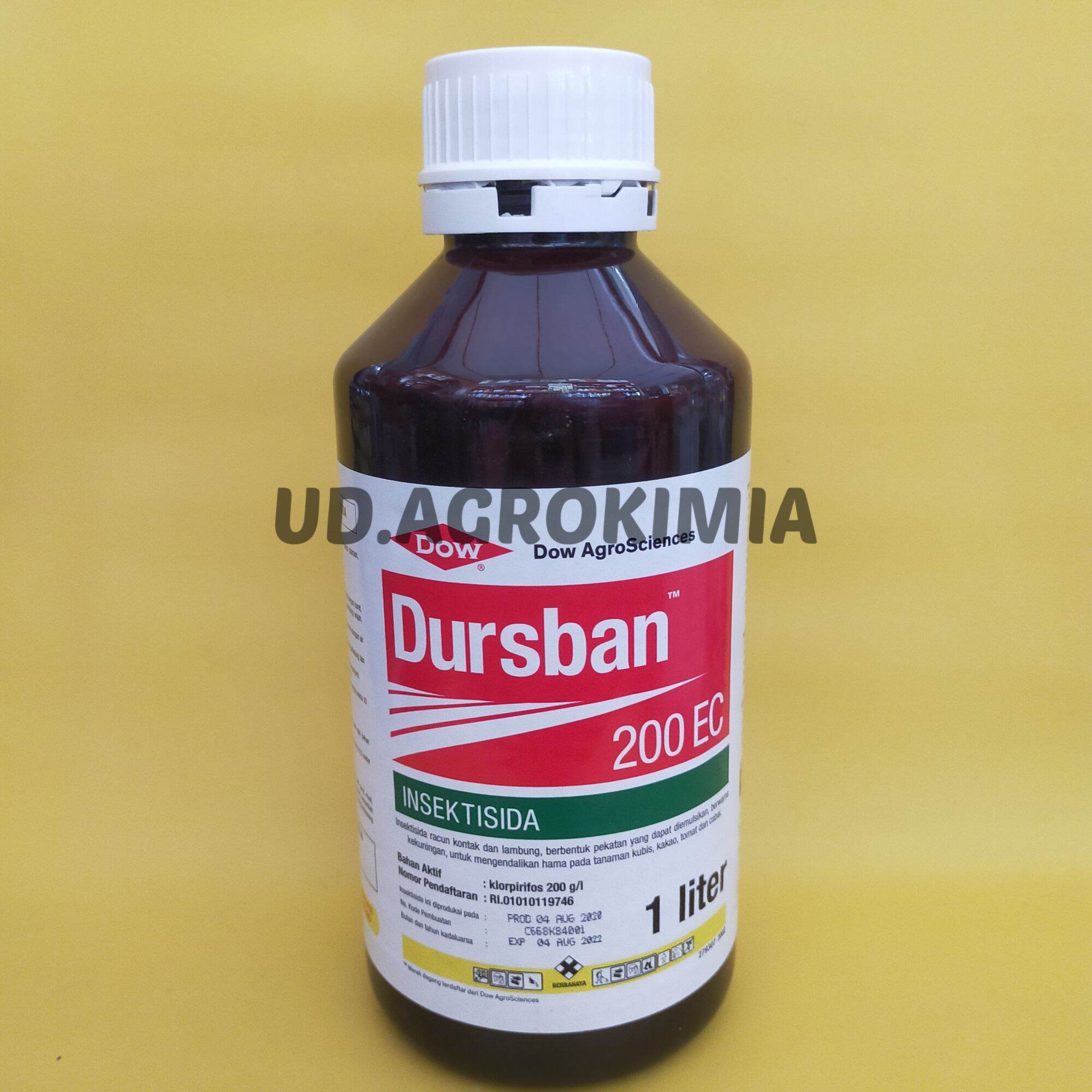 (100% ORIGINAL) INSEKTISIDA DURSBAN 200EC 1 LITER | Lazada Indonesia