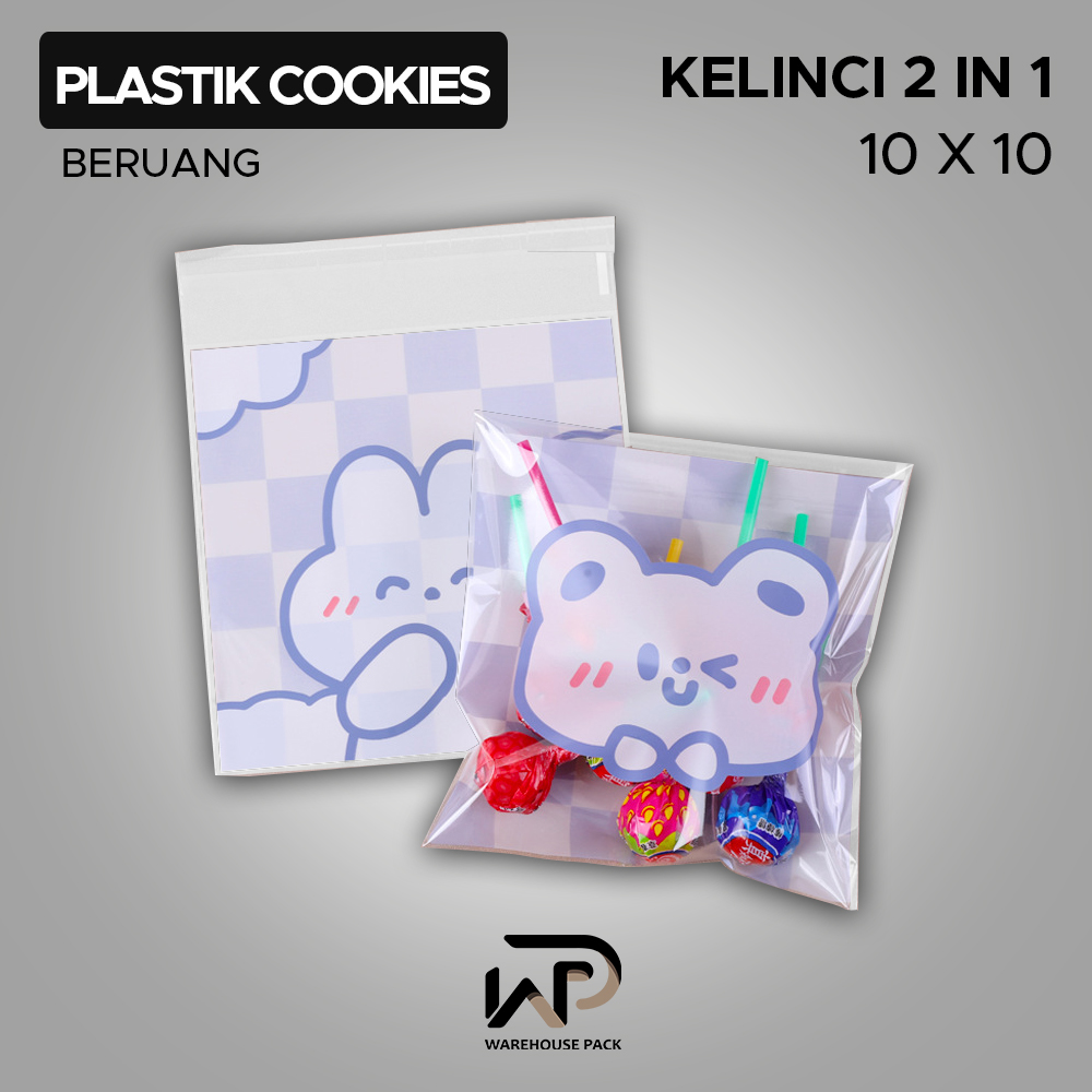 [100 PCS] Plastik Cookies Motif | Plastik Packing Cookies | Plastik Opp ...