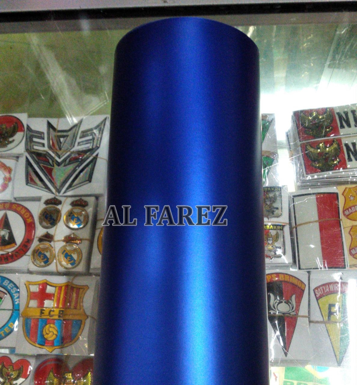 stiker Skotlet warna Doff Metalik Biru tua ( PANJANG 1 METER LEBAR 50CM ...