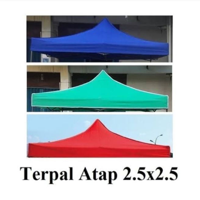 Kain atap tenda Lipat Ukuran 2,5x2,5 (bisa request Warna) | Lazada ...