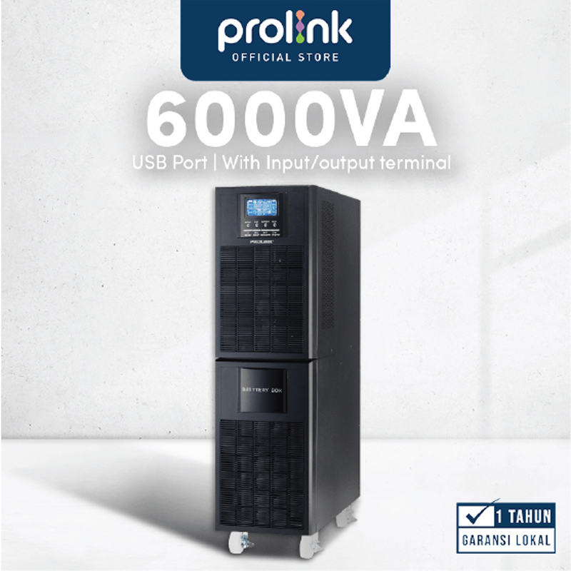 Prolink 6KVA/5.4kW Online UPS Professional II Series (1P/1P) Pure Sine ...