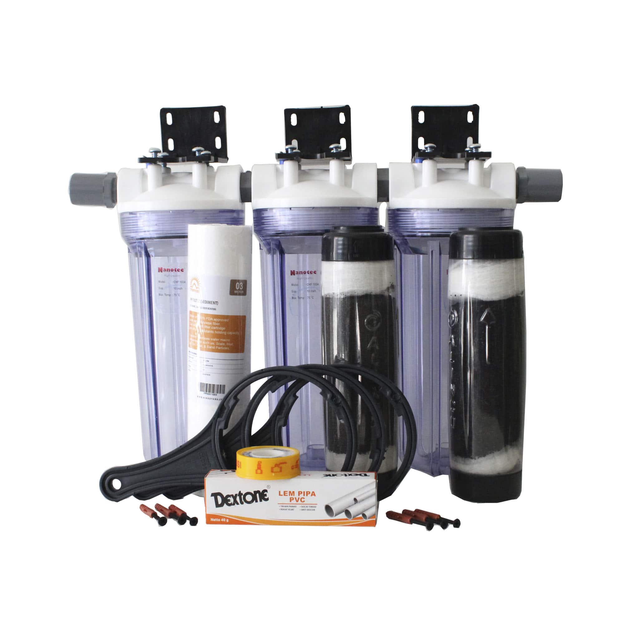 Filter Air Sumur Bor / PDAM Premium 2 Tahap SPI - KINNOYAMA | Lazada ...