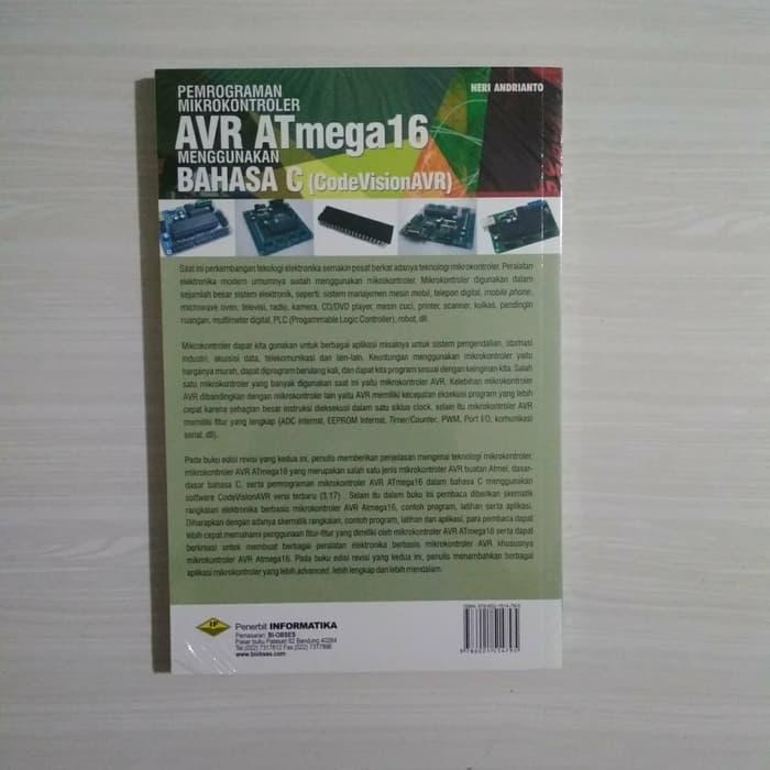 Pemograman Mikrokontroller AVR ATMega16 Menggunakan bahasa C | Lazada ...