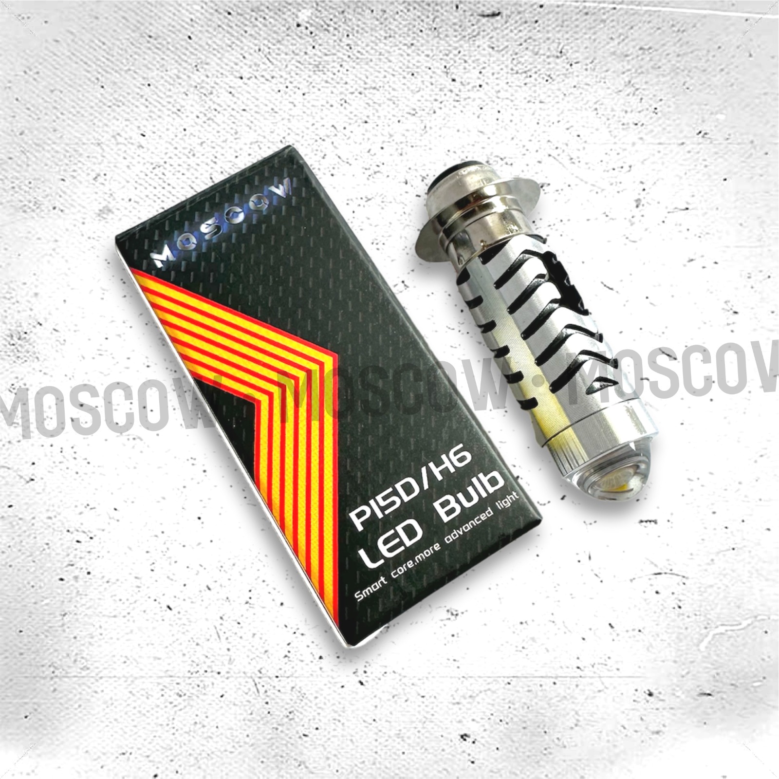 LAMPU UTAMA MATIC/BEBEK LED BHOLAM H6 SENJA BIRU LED LASER AC DC ...