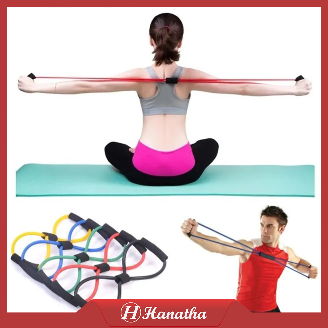 Resistance Band Figure 8 Tali Gym Yoga Stretch Fit Yoga Band 8 Shape ...