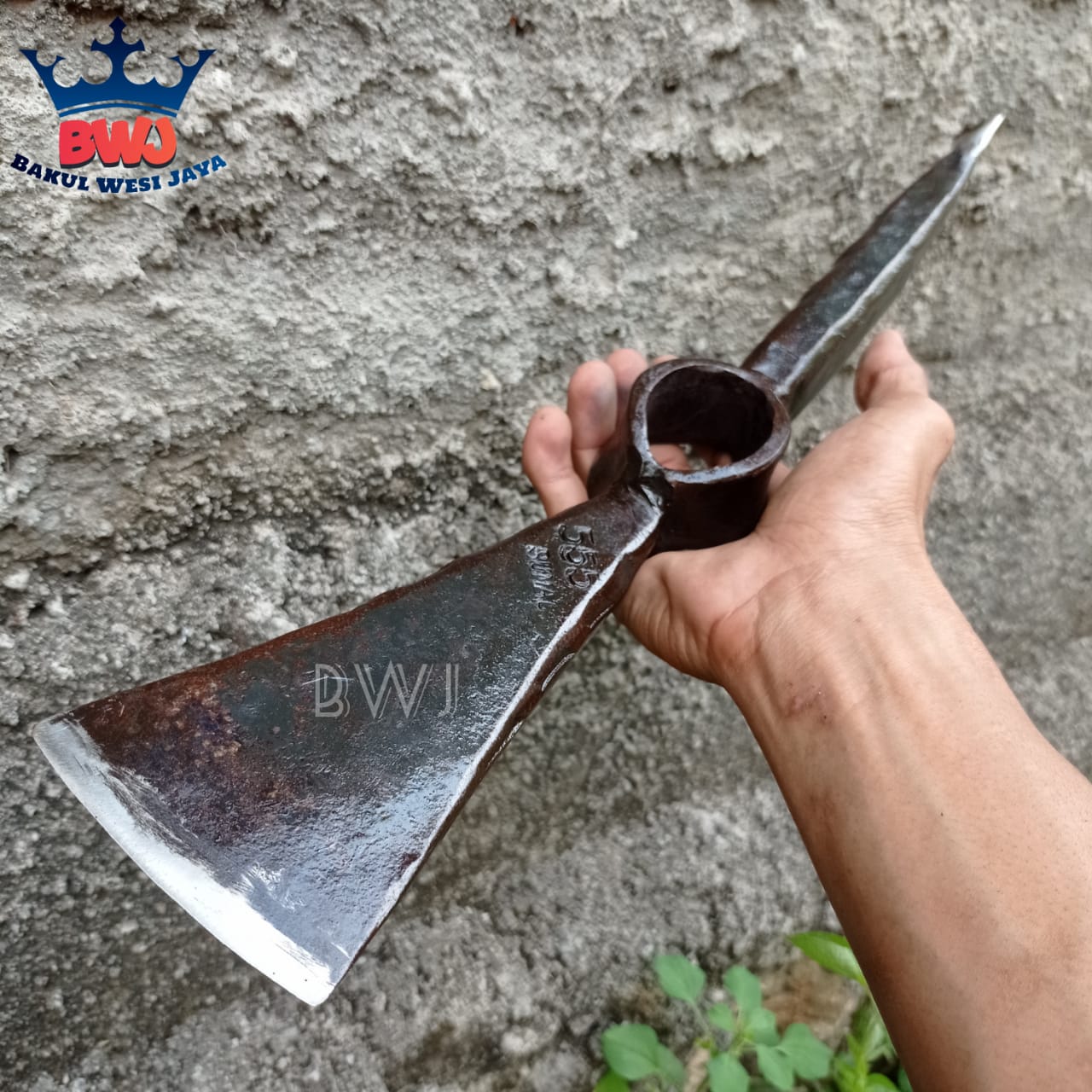 Cangkul Ganco Blencong Gali Tanah Baja Asli - Pacul Batu Bolak Balik ...