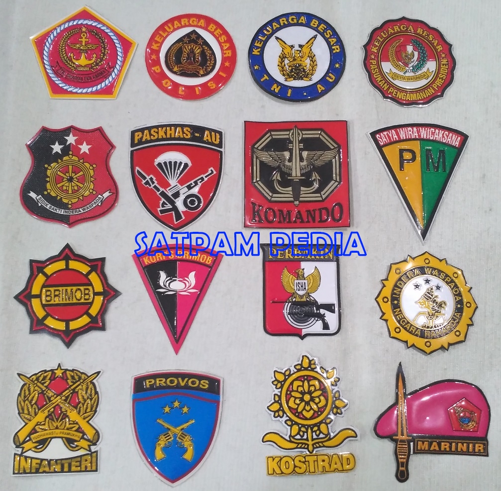Sticker Embos Besar Logo Kesatuan - Stiker Emblem Embos Besar Logo ...