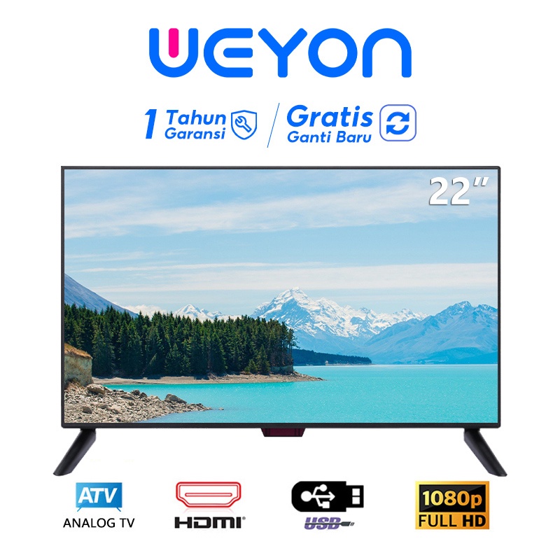 WEYON TV DIGITAL 22 inch TV LED Full HD Televisi | Lazada Indonesia