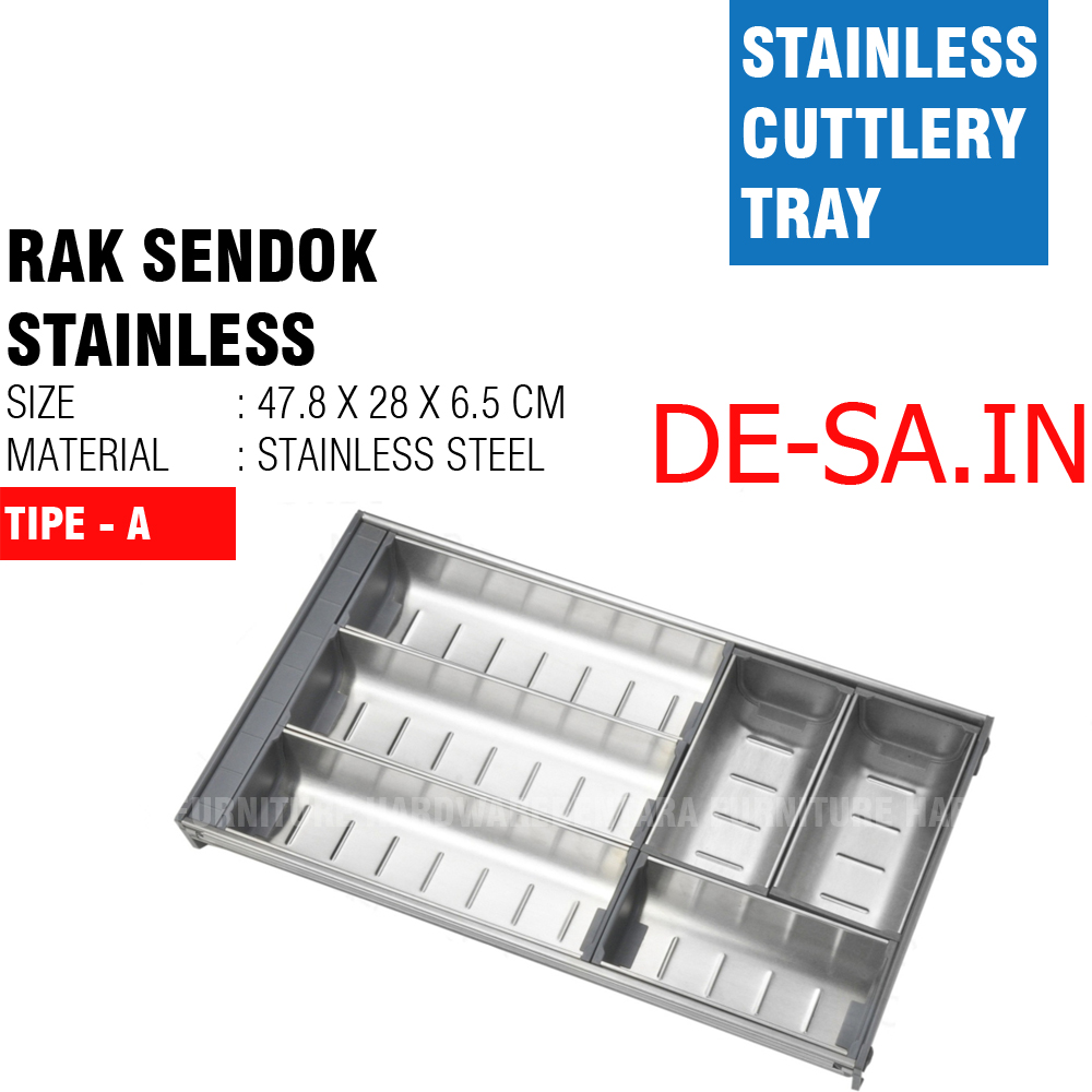 TWIN E0650A RAK SENDOK STAINLESS STEEL TIPE-A - SENDOK GARPU PISAU ...