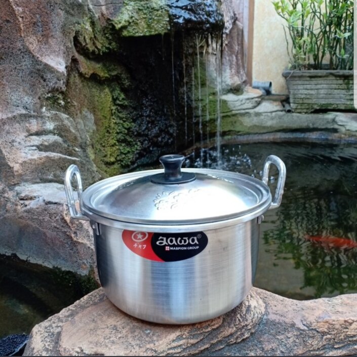 panci masak | panci tinggi | panci rebus logam jawa maspion no 18 20 22 ...