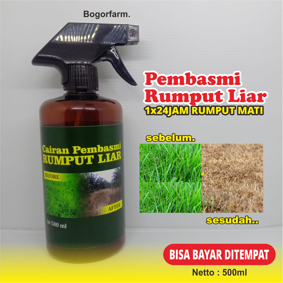 [bogorfarm] CAIRAN SEMPROT PEMBASMI RUMPUT LIAR & GULMA 500ml ...