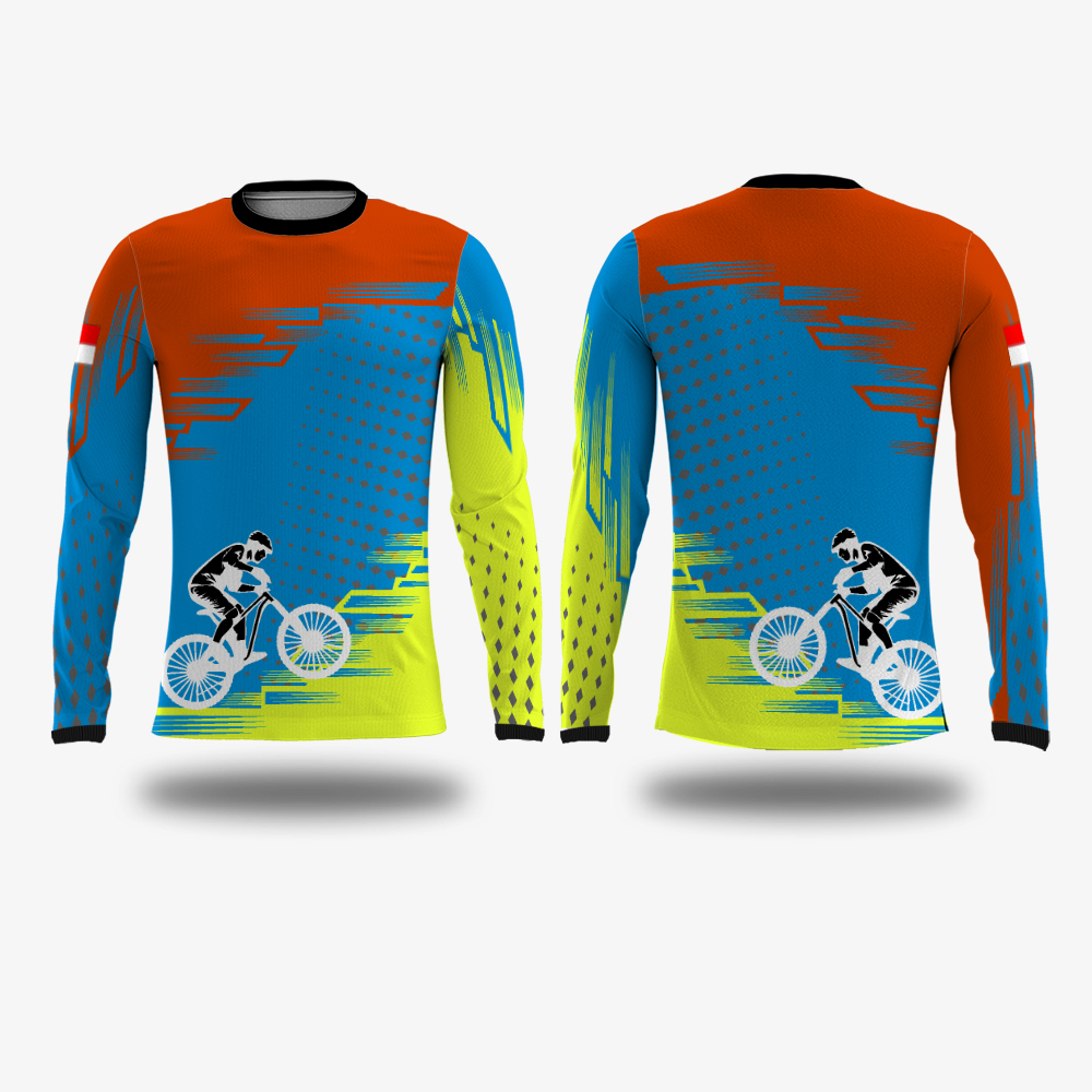 Kaos Baju Jersey Custom Premium Sepeda Gowes Mountainbike Sepeda Lipat Baju Ukuran Standar Up To ...