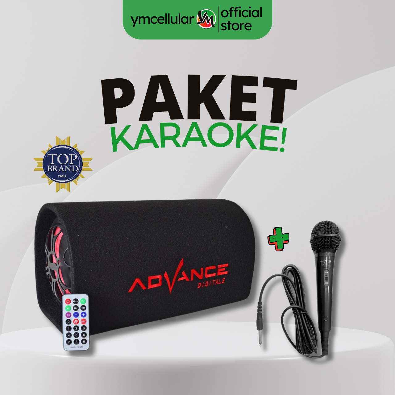 PAKET KARAOKE! Speaker Aktif Bluetooth ADVANCE T101 + Microphone ...