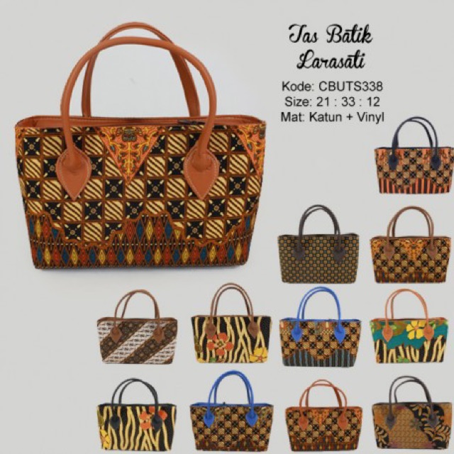 TAS IBU-IBU PENGAJIAN BATIK SIZE 30.25 CM/TAS BATIK UNIK/HANDBAG WANITA ...