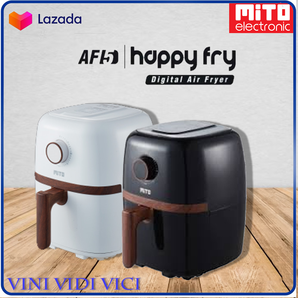New Air Fryer Mito Af5 Air Fryer Wood Series Kapasitas 4 Liter