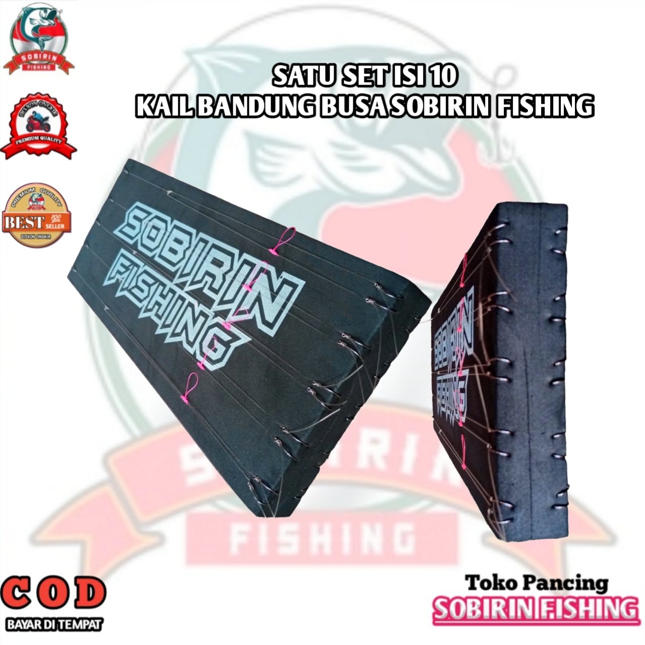 Rangkaian kail ikan mas Cabang 3 isi 10 pcs + Busa Blue Star | Lazada ...