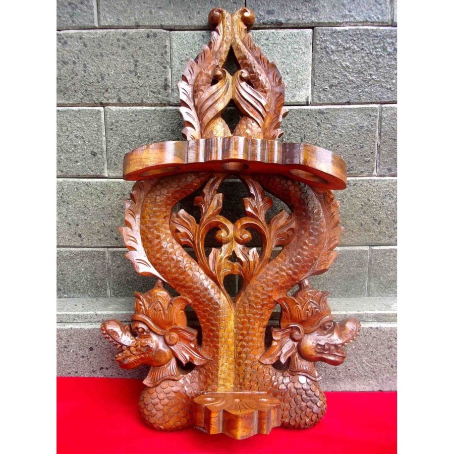 Blawong Dudukan Stand Tempat Pajangan Pusaka Atau Tombak Isi 3 Motif ...