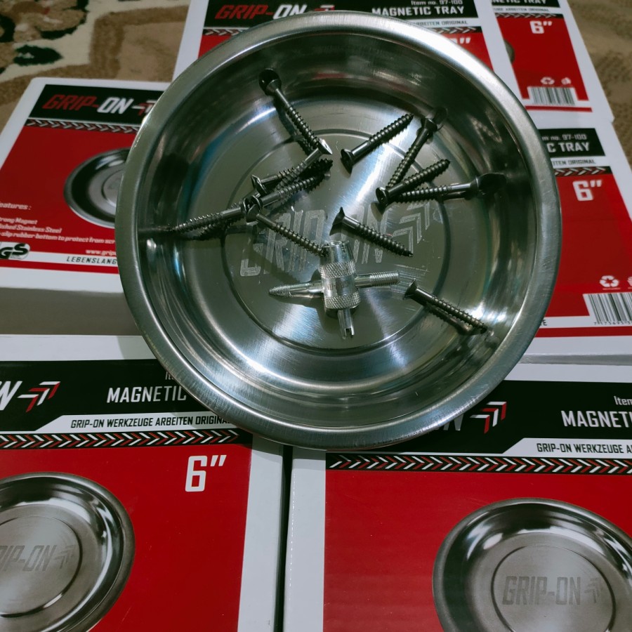 Tempat Mur Baut Grip On - Mangkok Magnet Mur Baut 6in - Magnetic Dish ...