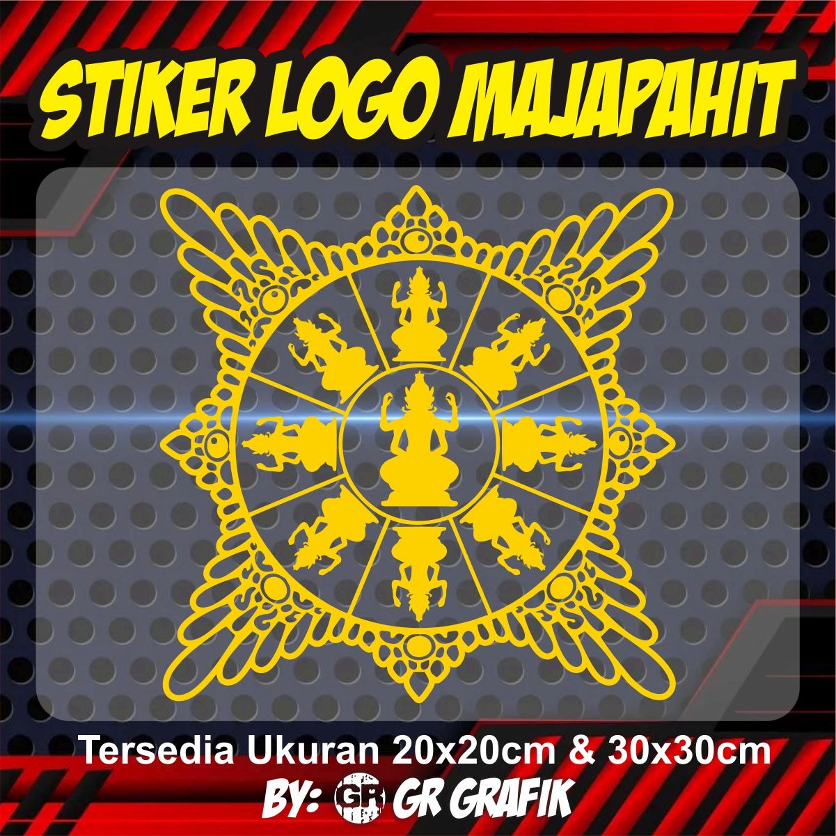 STIKER CUTTING LOGO MAJAPAHIT TANPA MINIMAL ORDER | Lazada Indonesia