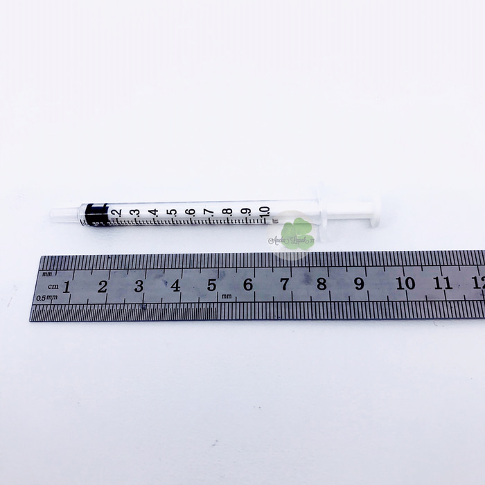 Suntikan 1 cc + selang syringe 1 ml baru tinta parfum essence warna ...