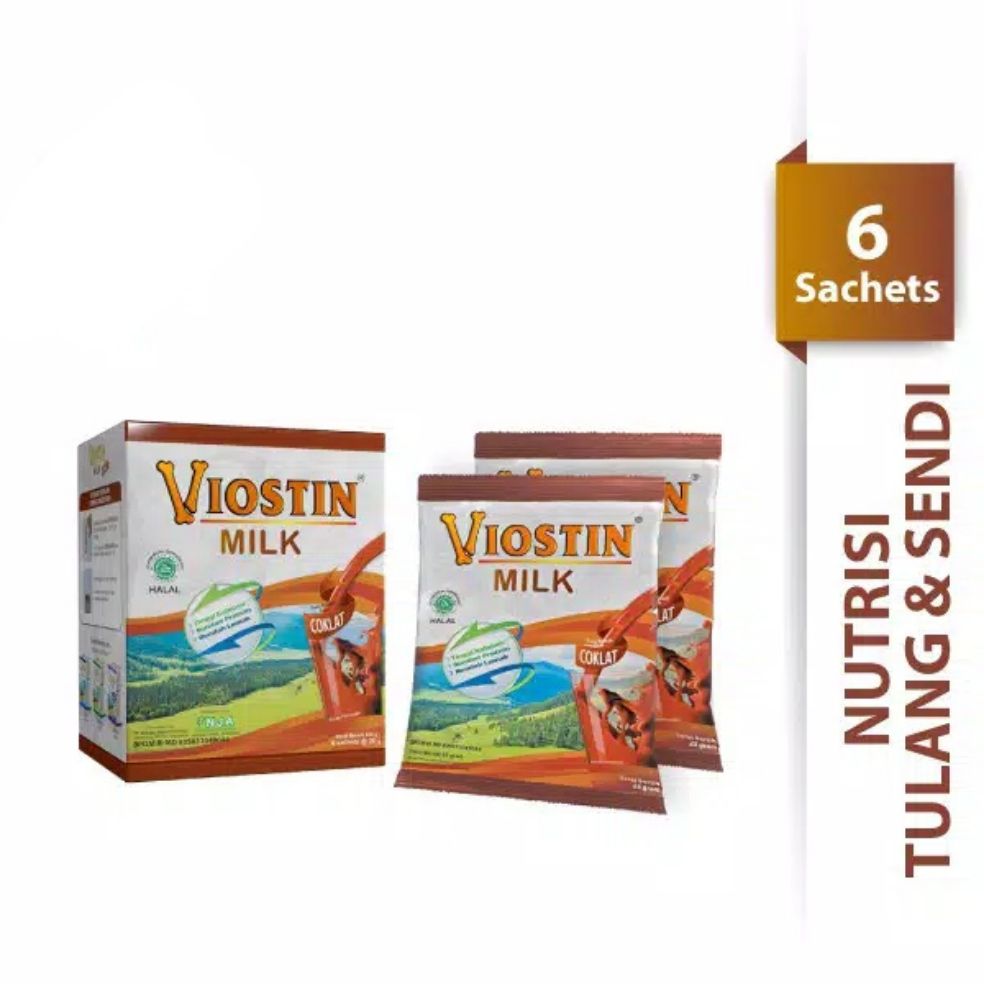 Viostin Milk Coklat 1 Box isi 6sacchet | Lazada Indonesia