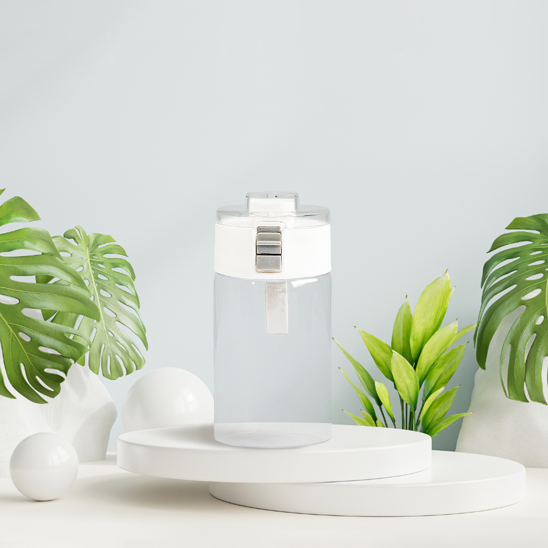 Aveline Botol Minum Putih Transparan Bening Estetik Botol Air Minum 350 ...