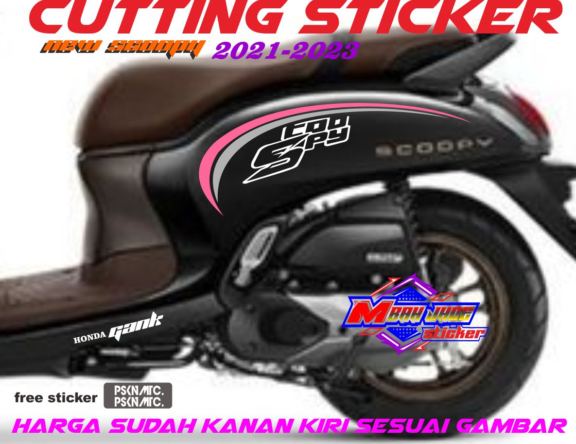 sticker scoopy cutting/sticker honda scoopy | Lazada Indonesia