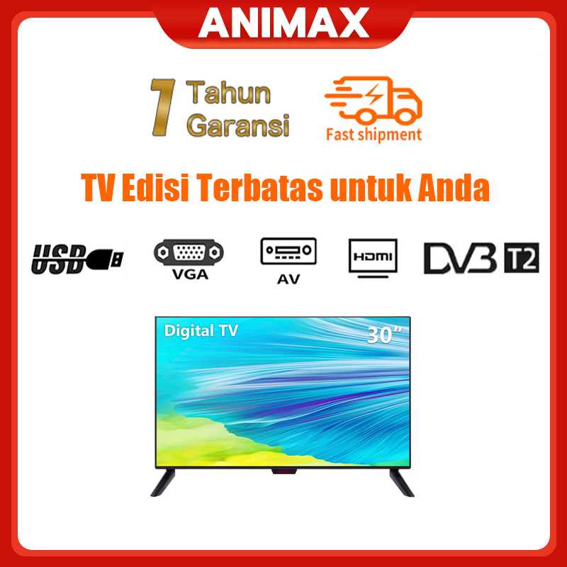 ANIMAX TV LED 30 inch Digital TV Jaminan kualitas merek 1 tahun ...