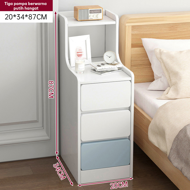Meja Nakas Bedside Table Meja Kamar Tidur Lemari Laci Serbaguna Meja ... Meja Nakas Bedside Table Meja Kamar Tidur Lemari Laci Serbaguna Meja ...