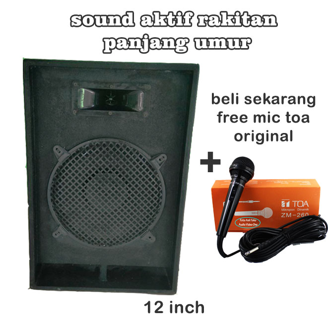 Sound System aktif 12 inch rakitan salon aktif 12 inch | Lazada Indonesia