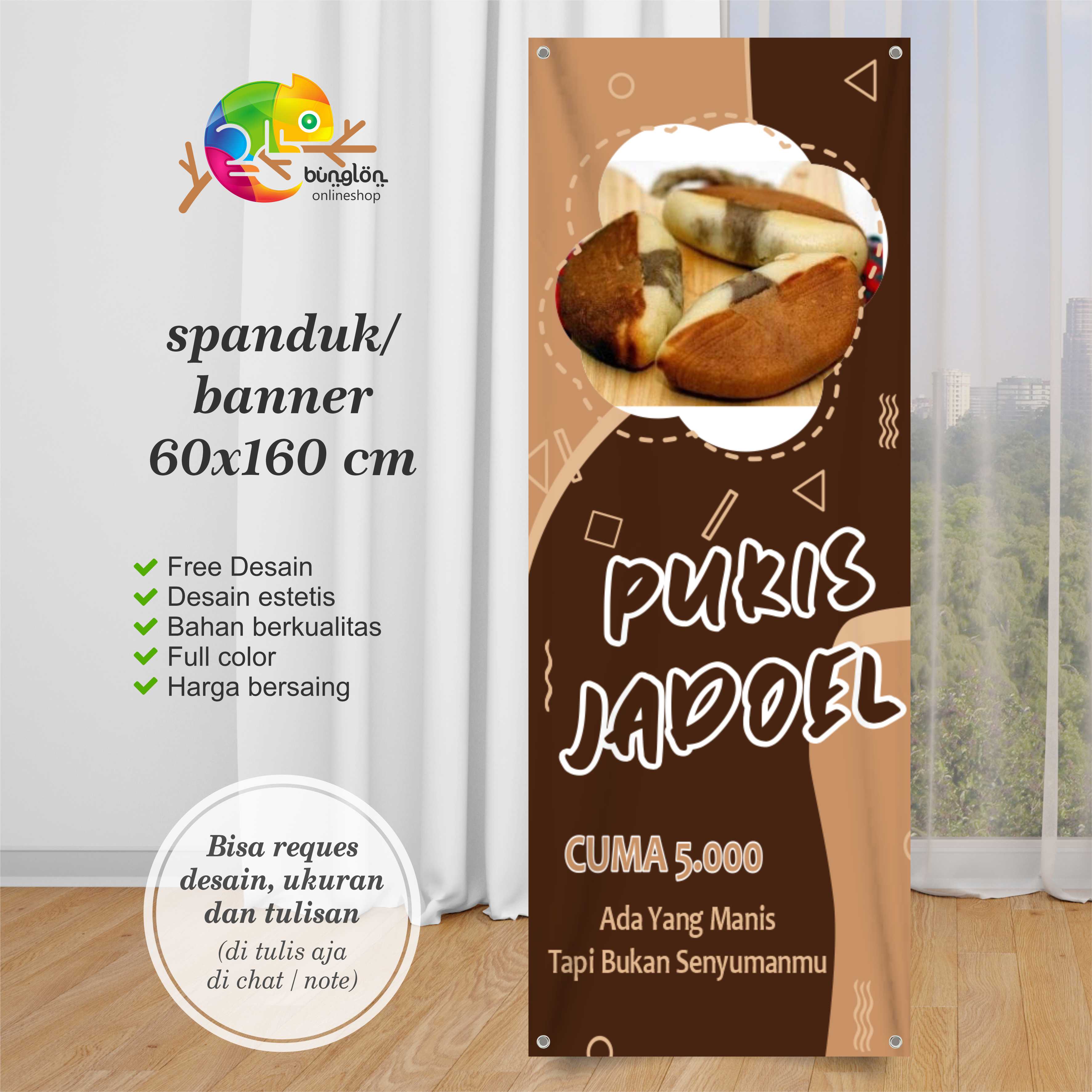 Spanduk Banner Pukis Jadul Custom Desain | Lazada Indonesia