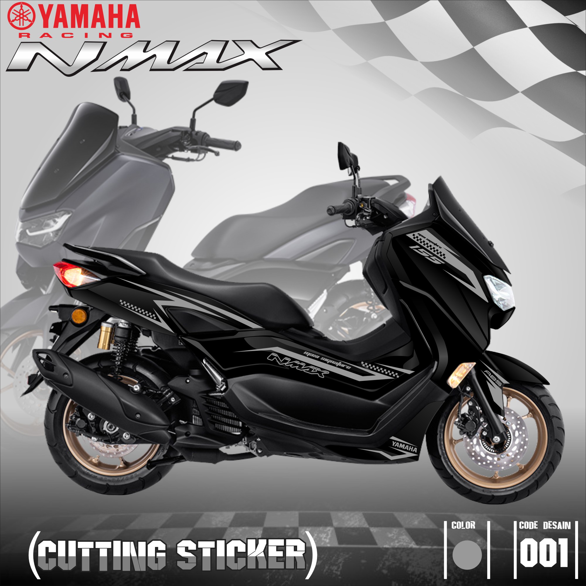 Cutting Sticker NMAX NEW 2021 - Aksesoris Motor Stiker Yamaha Nmax New ...