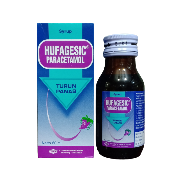 HUFAGESIC Paracetamol Sirup 60mL | Lazada Indonesia