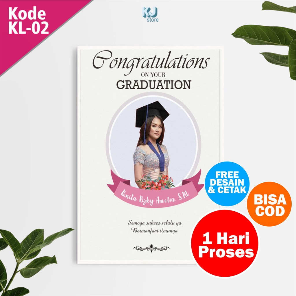 Kado Wisuda Graduation Pajangan Dekorasi Dinding Hadiah Wisuda Murah ...