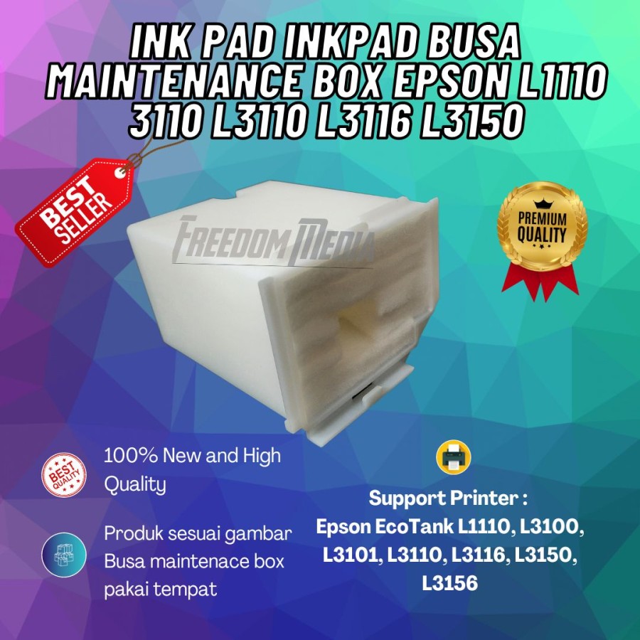 Busa Ink Pad Epson L1110 L3110 L5190 InkPad Pembuangan L3116 L3150 ...